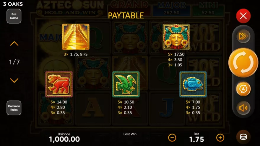 Aztec Sun by Booongo Slot Review