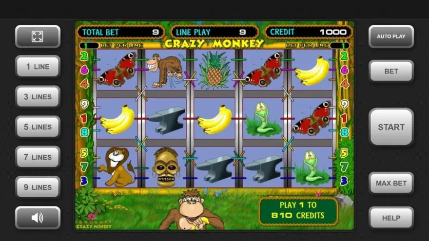 Crazy Monkey by Infingame Slot Review — Play Crazy Monkey Slot