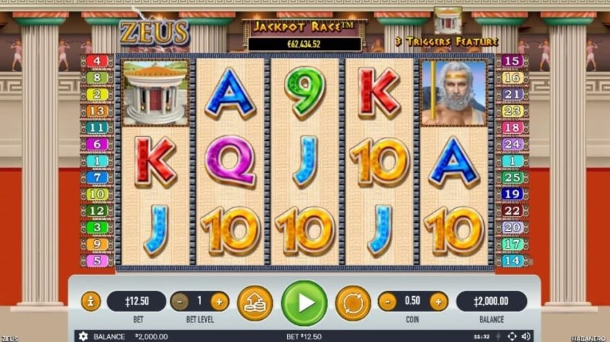 Zeus by Habanero Slot Review — Play Zeus Slot
